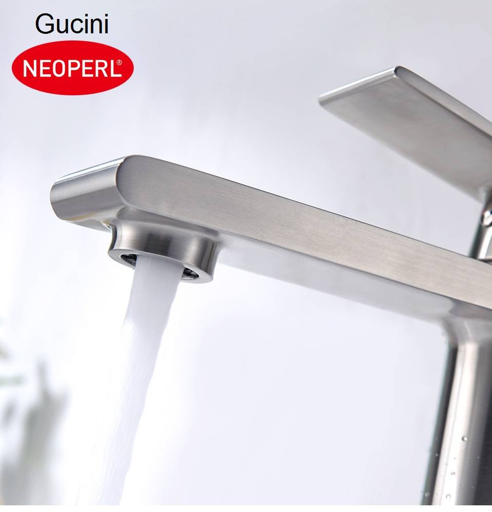 GLJ-9008 Basin Mixer (Stainless Steel Collection Planar Series)